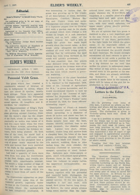 Elders weekly. - PDF 244.4 MB