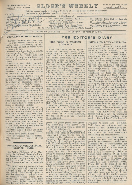 Elders weekly. - PDF 264.0 MB