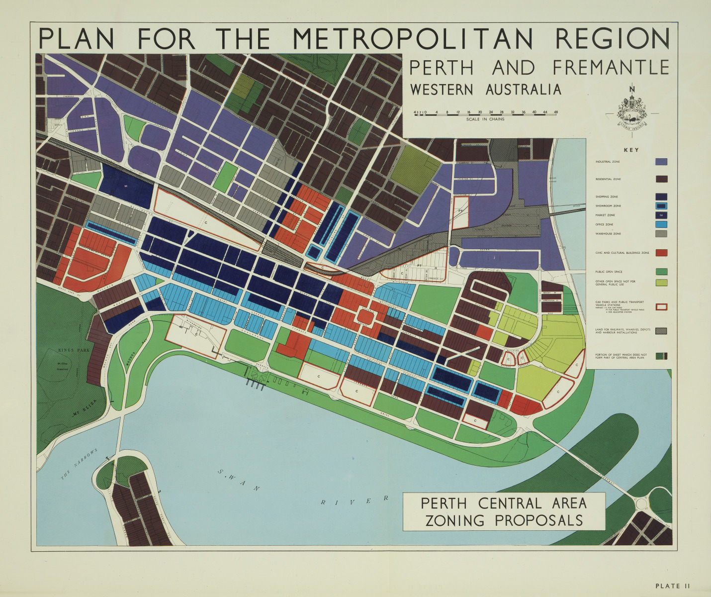 Plan for the metropolitan region, Perth and Fremantle, Western ...