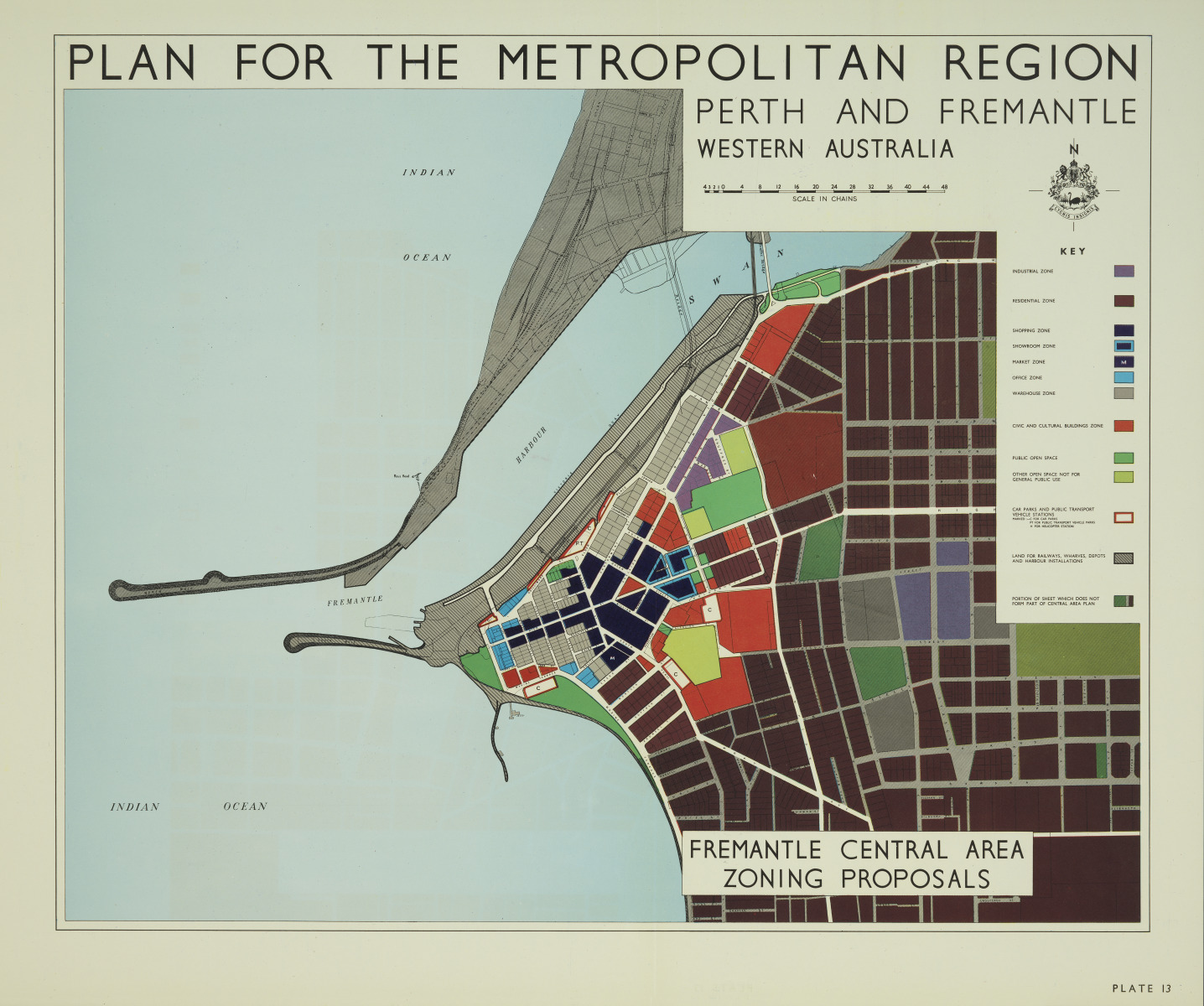 Plan for the metropolitan region, Perth and Fremantle, Western ...