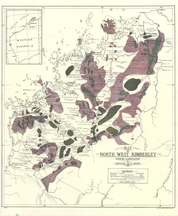 Map of north west Kimberley - JPG 163.7 KB