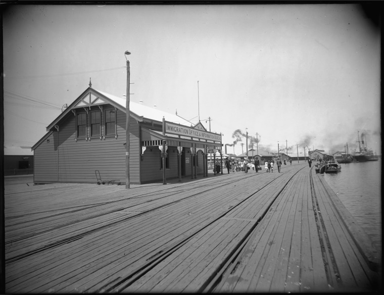 The new Immigration Offices and Information Bureau, Victoria Quay ...
