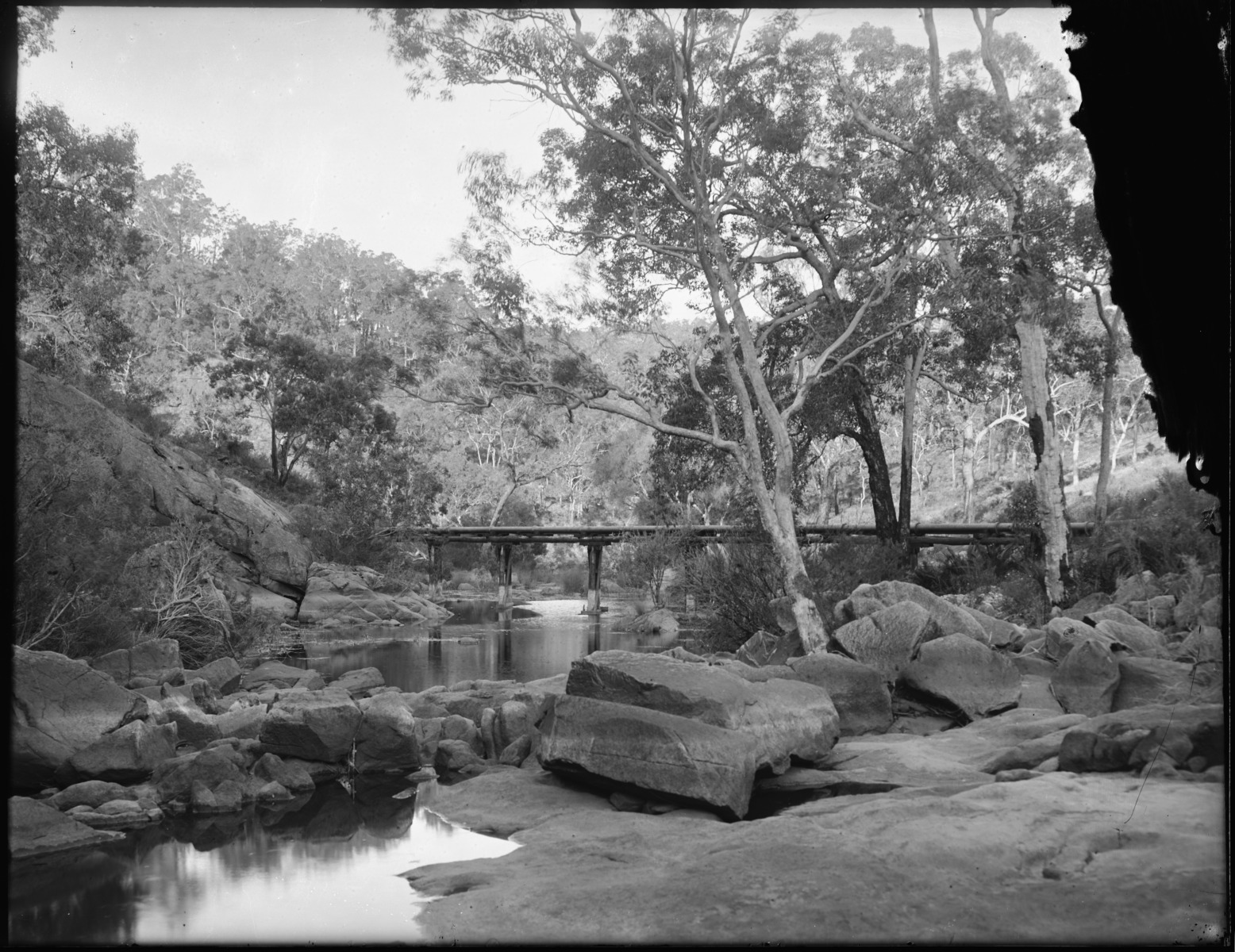 A bridge across the Helena River, Western Australia - JPG 518.9 KB
