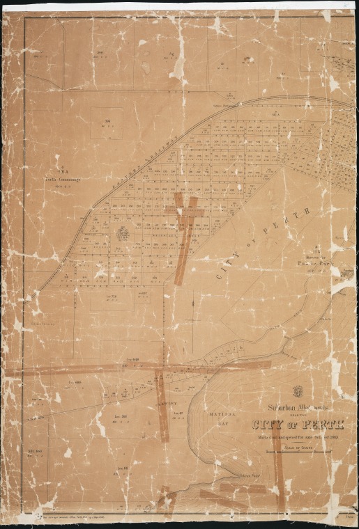 Suburban allotments near the City of Perth - JPG 128.9 KB