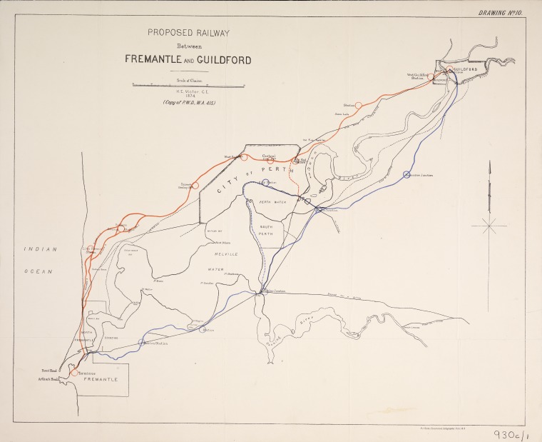 Proposed railway between Fremantle and Guildford - JPG 72.9 KB