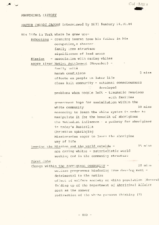 [Interviews with Cedric Jacobs and Ivan Yarran] - PDF 510.1 KB