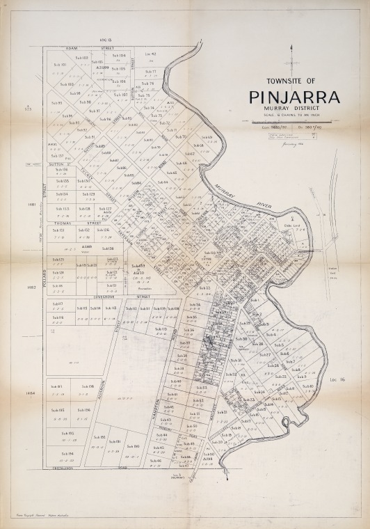 Townsite of Pinjarra, Murray district - JPG 112.7 KB