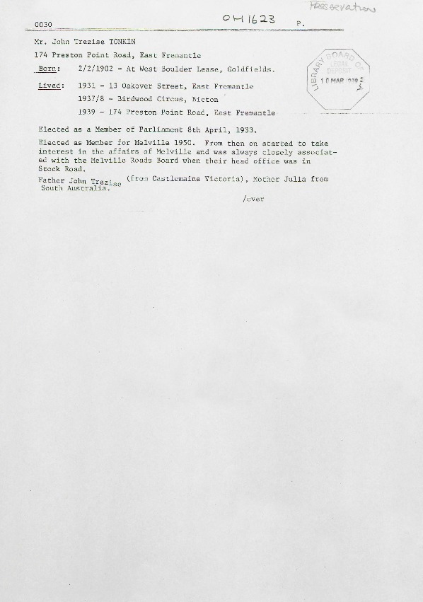 Interview with John Tonkin in 1983 / - PDF 541.0 KB