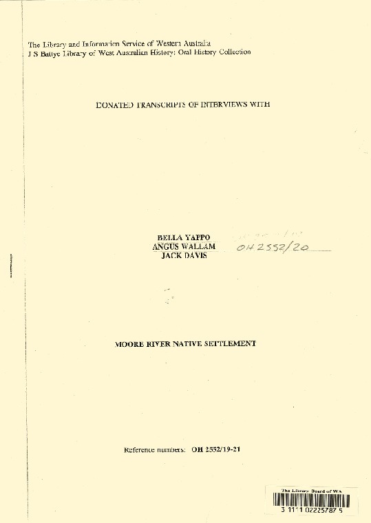 [Interview with Angus Wallam] - PDF 17.1 MB