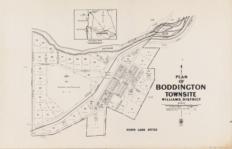 Plan of Boddington townsite, Williams District - JPG 83.2 KB