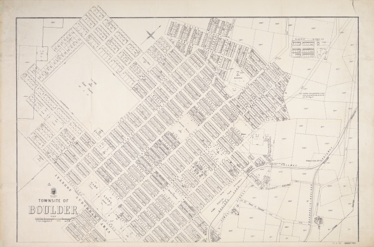 Townsite of Boulder, Sheet 1 - JPG 121.8 KB