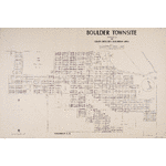 Boulder townsite Sheet 2 and Boulder Suburban Area