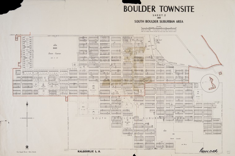 Boulder townsite Sheet 2 and South Boulder Suburban Area - JPG 96.7 KB