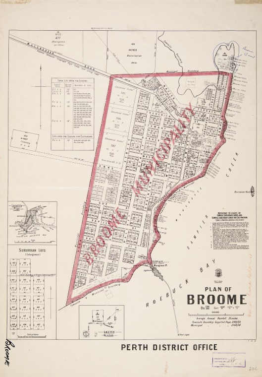 Plan of Broome - JPG 117.6 KB