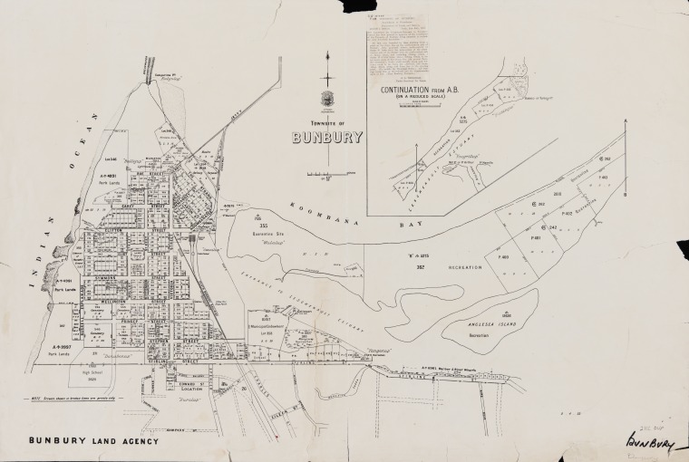 Townsite of Bunbury - State Library of Western Australia