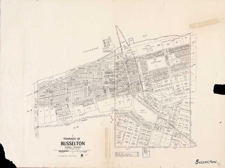 Townsite of Busselton, Sussex District - JPG 102.5 KB