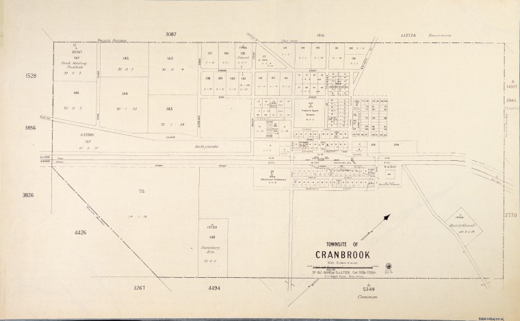 Townsite of Cranbrook - JPG 67.5 KB