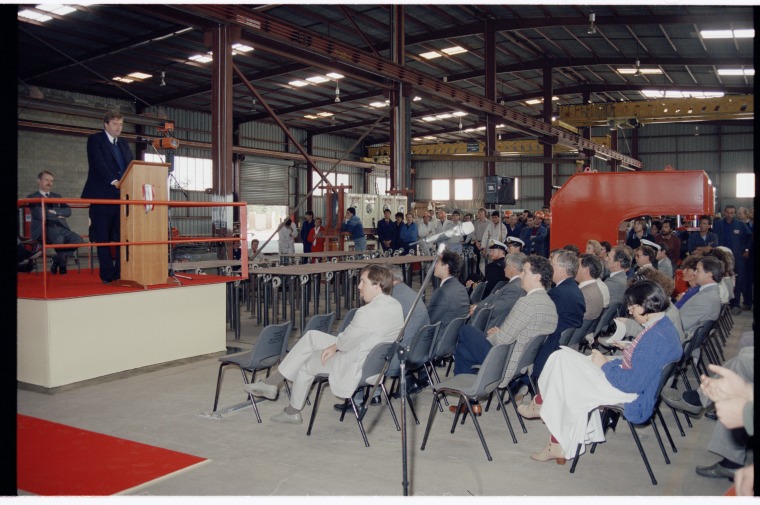 Kim Beazley opening the Australian Shipbuilding Industries Patrol Boat ...