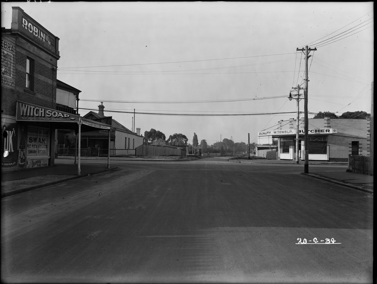 Pier Street and Newcastle Street intersection, Perth, 20 April 1934 ...