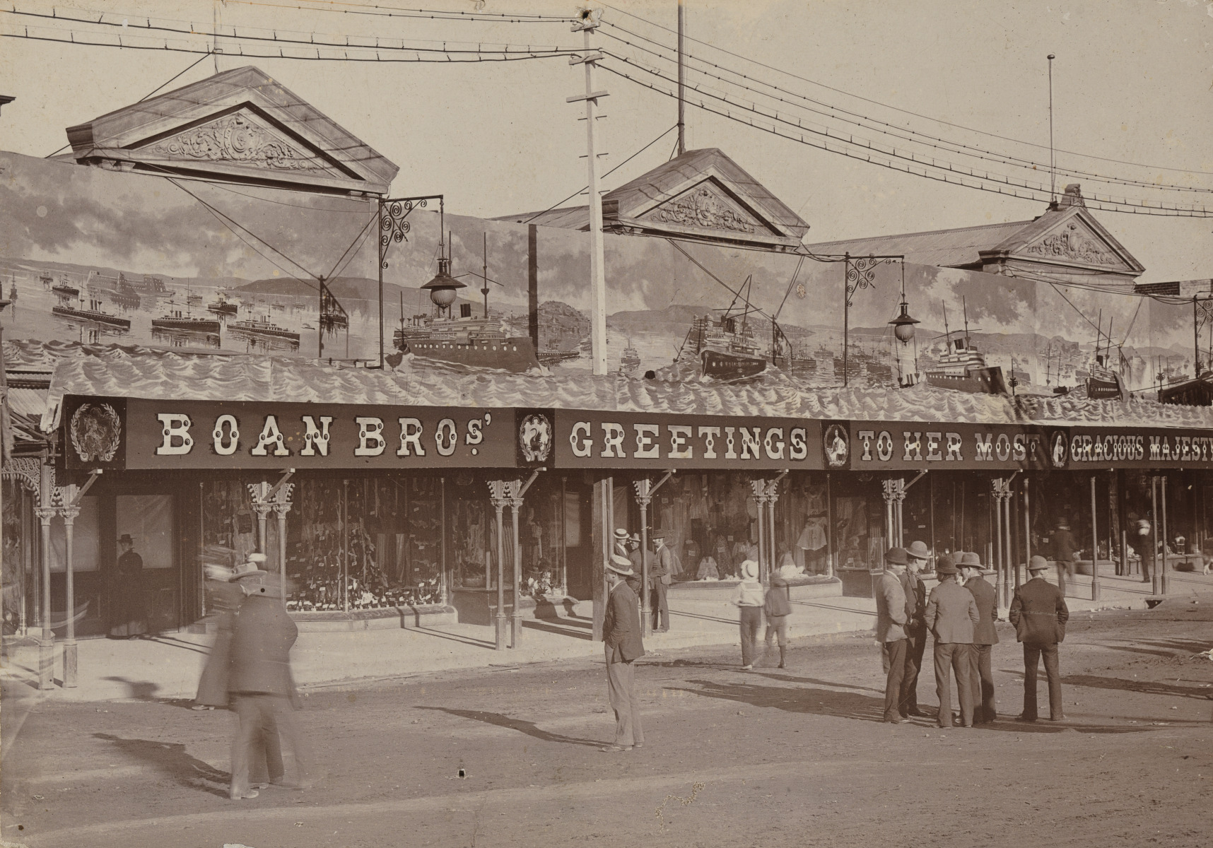 Boans Wellington Street, Perth store decorated for the Diamond Jubilee ...