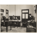 J.J. Lloyd, Deputy Postmaster General for W.A., in his office.