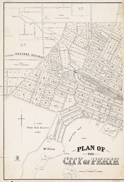 Plan of the city of Perth - JPG 133.7 KB