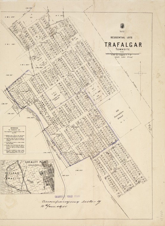 Residential lots Trafalgar townsite - JPG 138.7 KB