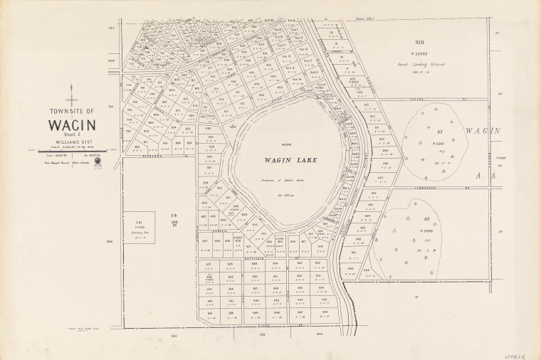 Townsite of Wagin. - State Library of Western Australia