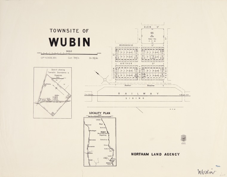 Townsite of Wubin - JPG 58.9 KB