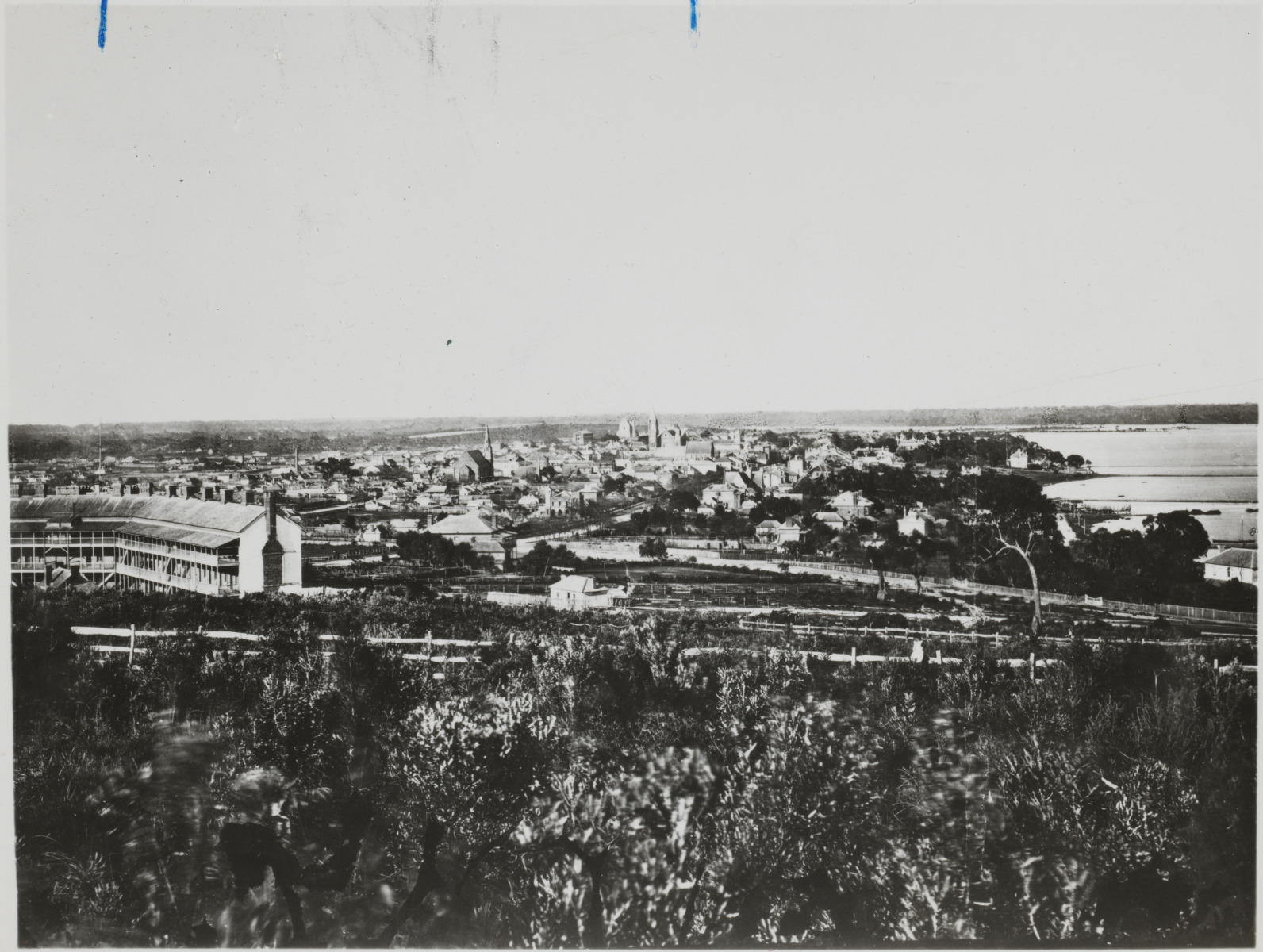 Perth from Mt Eliza with Pensioners' Barracks in the foreground - JPG ...