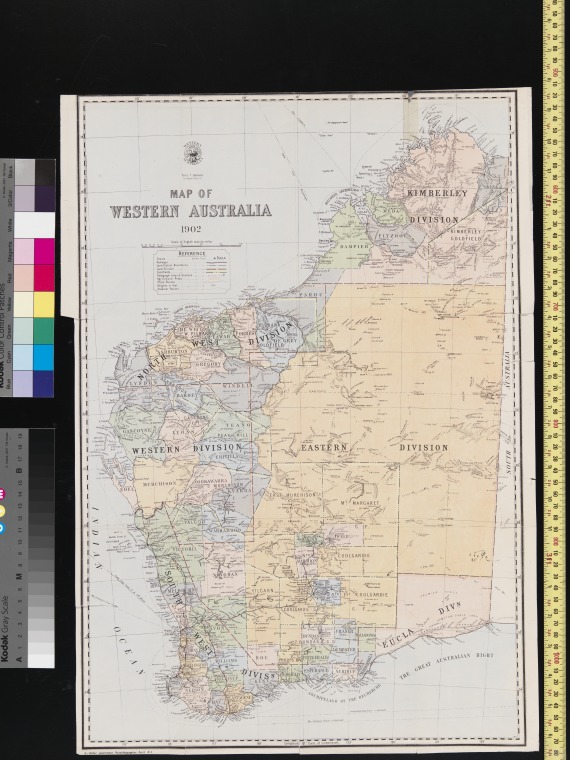 Map of Western Australia, 1902 - JPG 132.9 KB