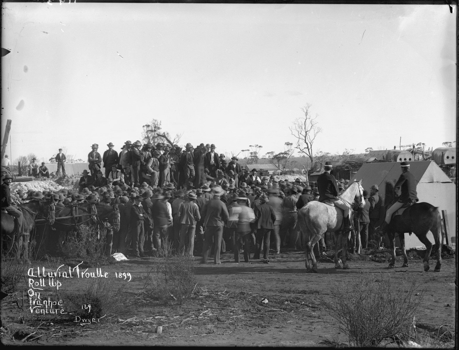 Alluvial trouble 1899, roll up on Ivanhoe venture - JPG 421.5 KB