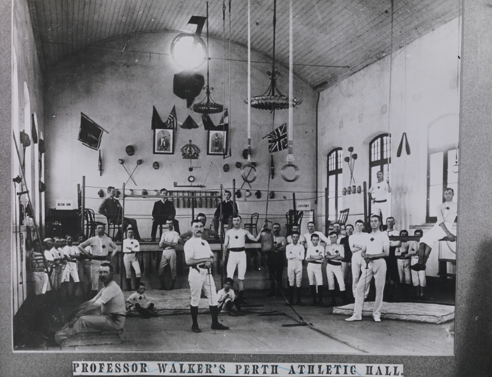 Professor Walker's Perth Athletic Hall, 1 May 1891. - JPG 475.8 KB