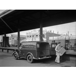 Lynas Motors Pty. Ltd. delivery vans advertising distributors of ...