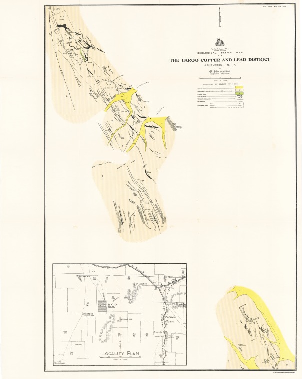 [Geological maps of the Gascoyne, Ashburton and West Pilbara goldfields ...