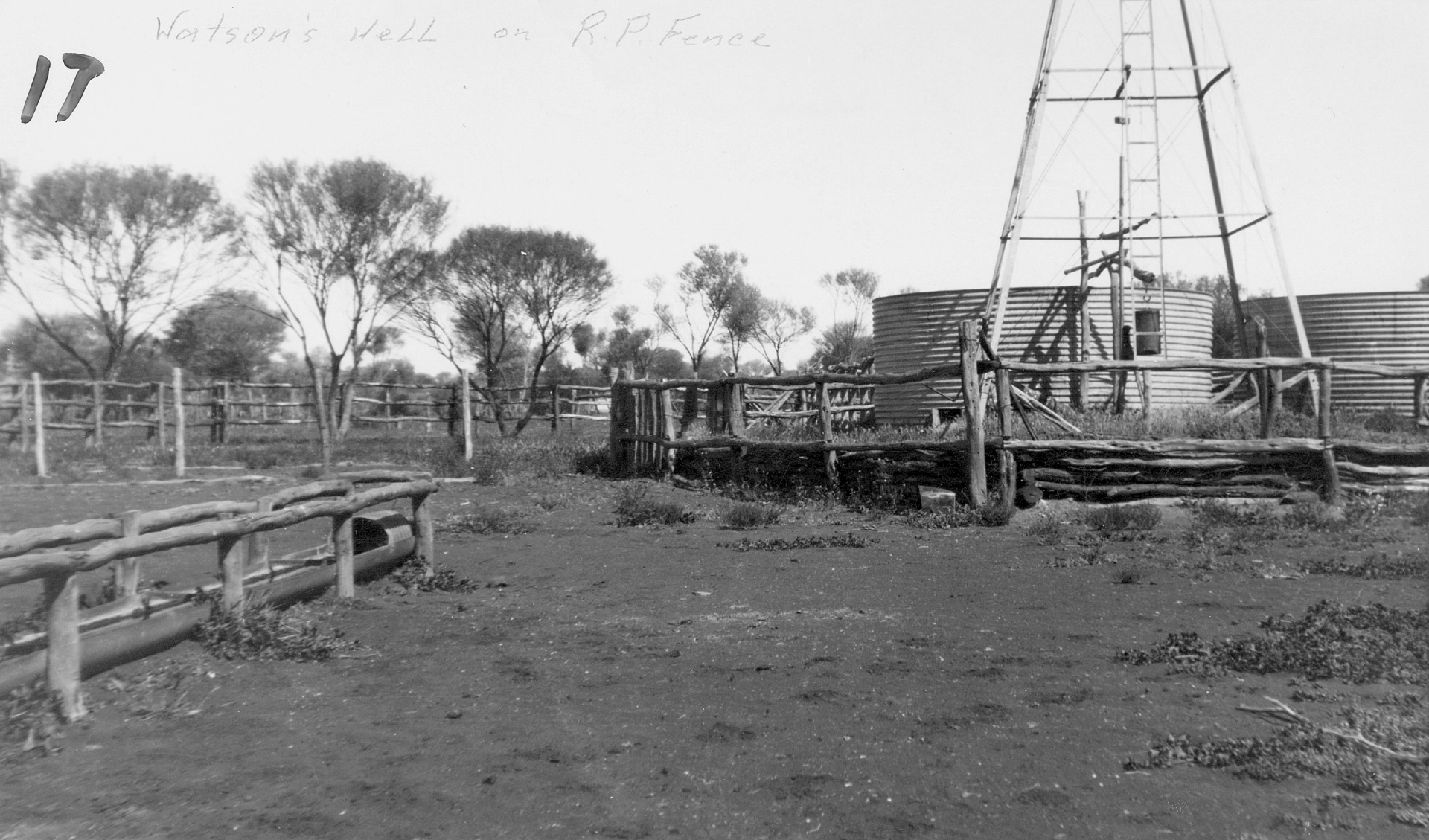 Watson's Well, a noted landmark on the Rabbit Proof Fence. It was ...