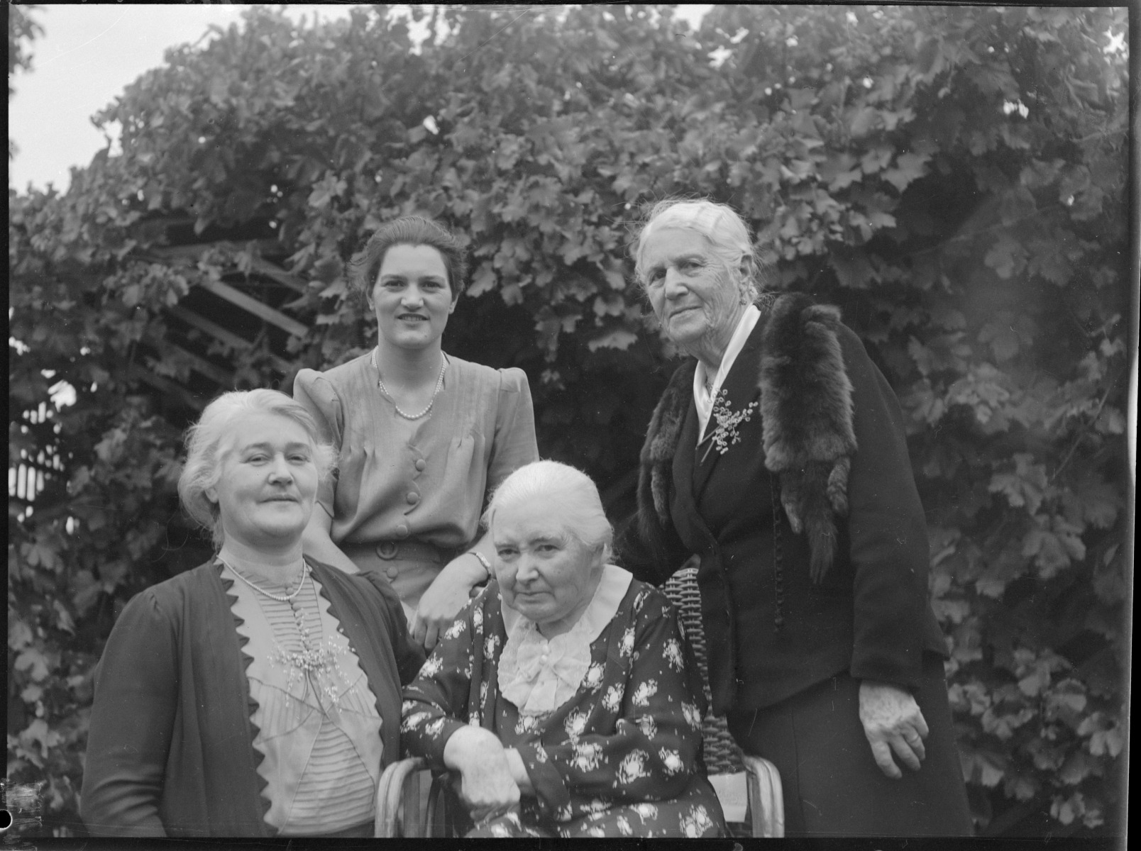 Mary Minilya Sharpe, Mary Jane Dowden, Margaret Campbell and Rhoda ...