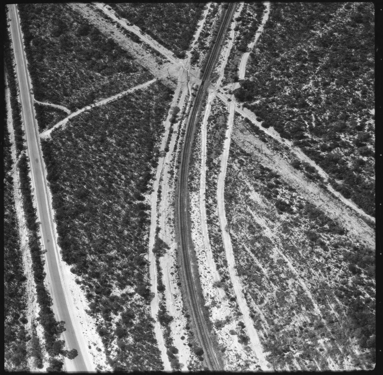 Aerial photographs of the construction of the Standard Gauge Railway ...