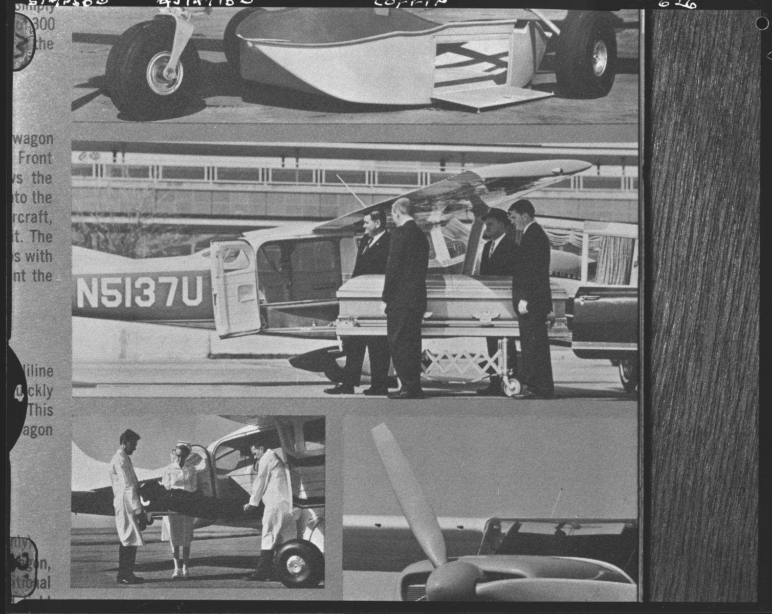 Coffin being loaded on to an airplane - JPG 658.4 KB