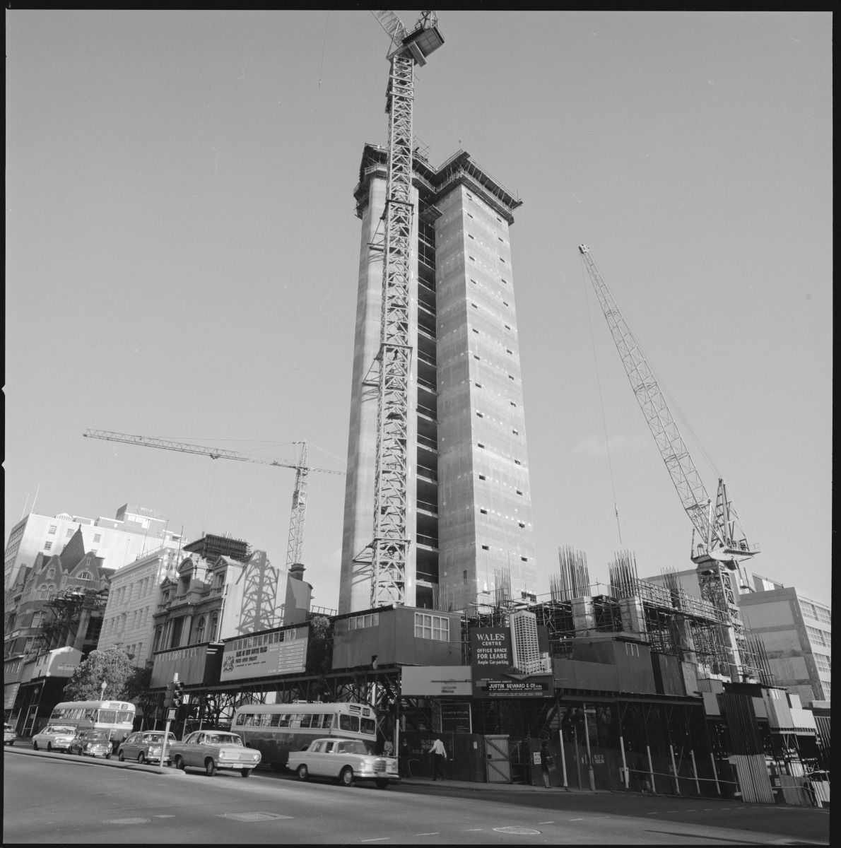 Construction the of Wales Centre on corner St George's Terrace and ...