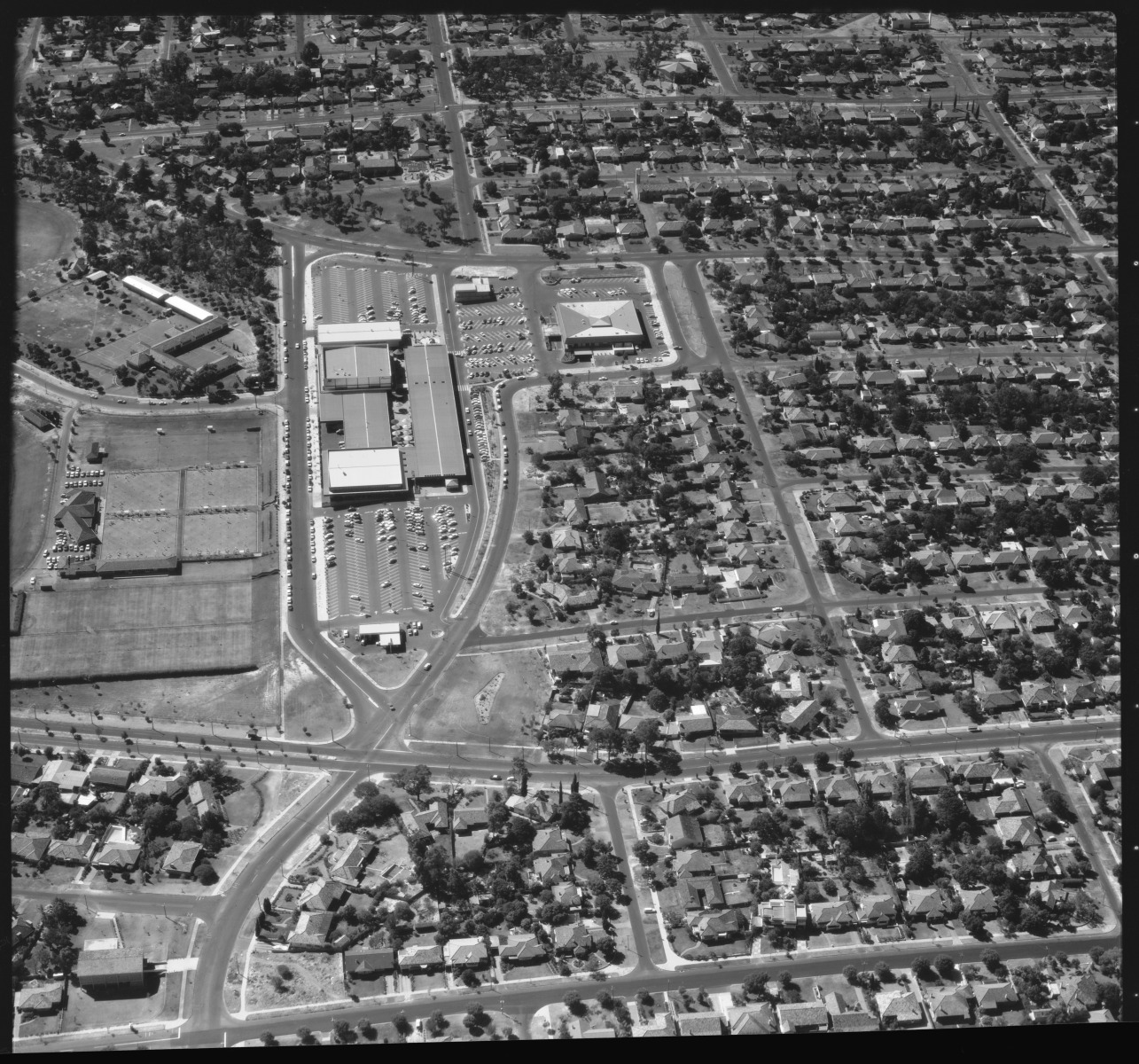 Aerial photographs of the Floreat Forum and surroundings including ...