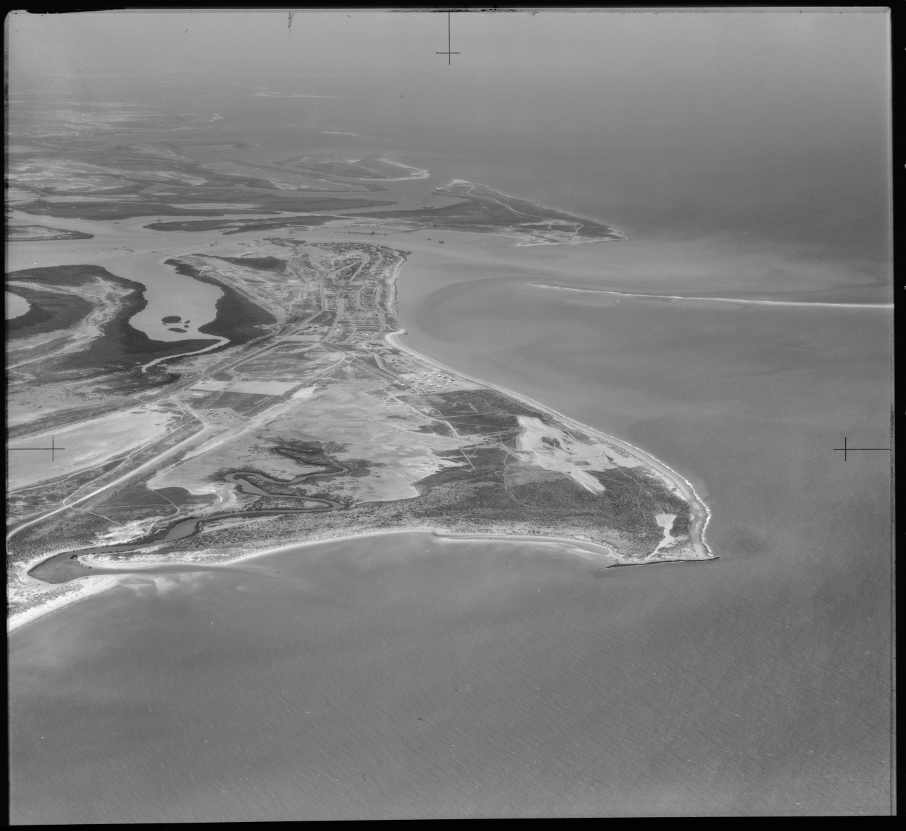 Aerial photograph of Cooke Point 30 Sept. 1967 - JPG 274.4 KB