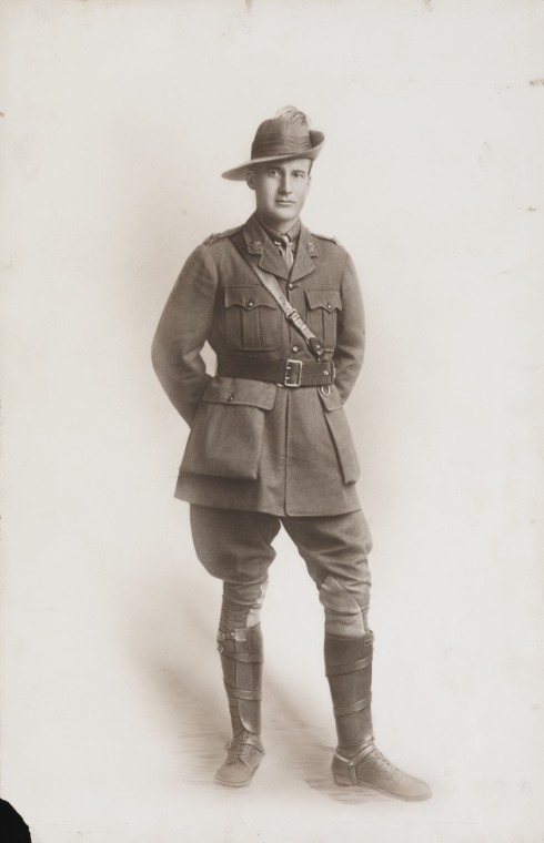 Frank Eric Cottrell Throssell in his 10th Light Horse Regiment uniform ...