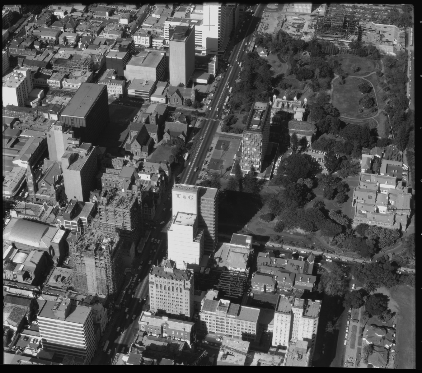 Aerial photographs of Council House and the eastern end of St George's ...