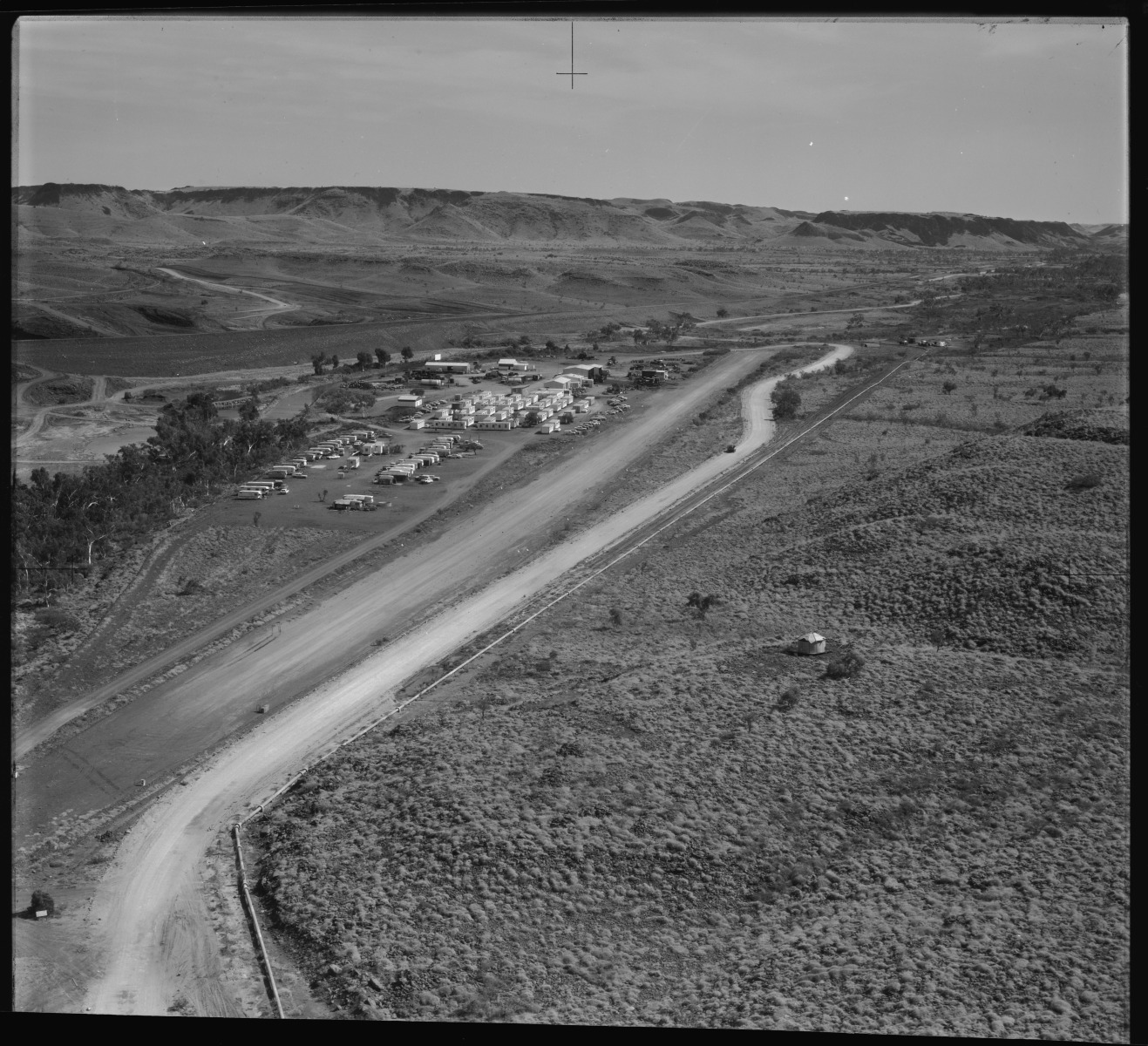 Aerial photographs of the construction of the Robe River Flyover 9 Dec ...