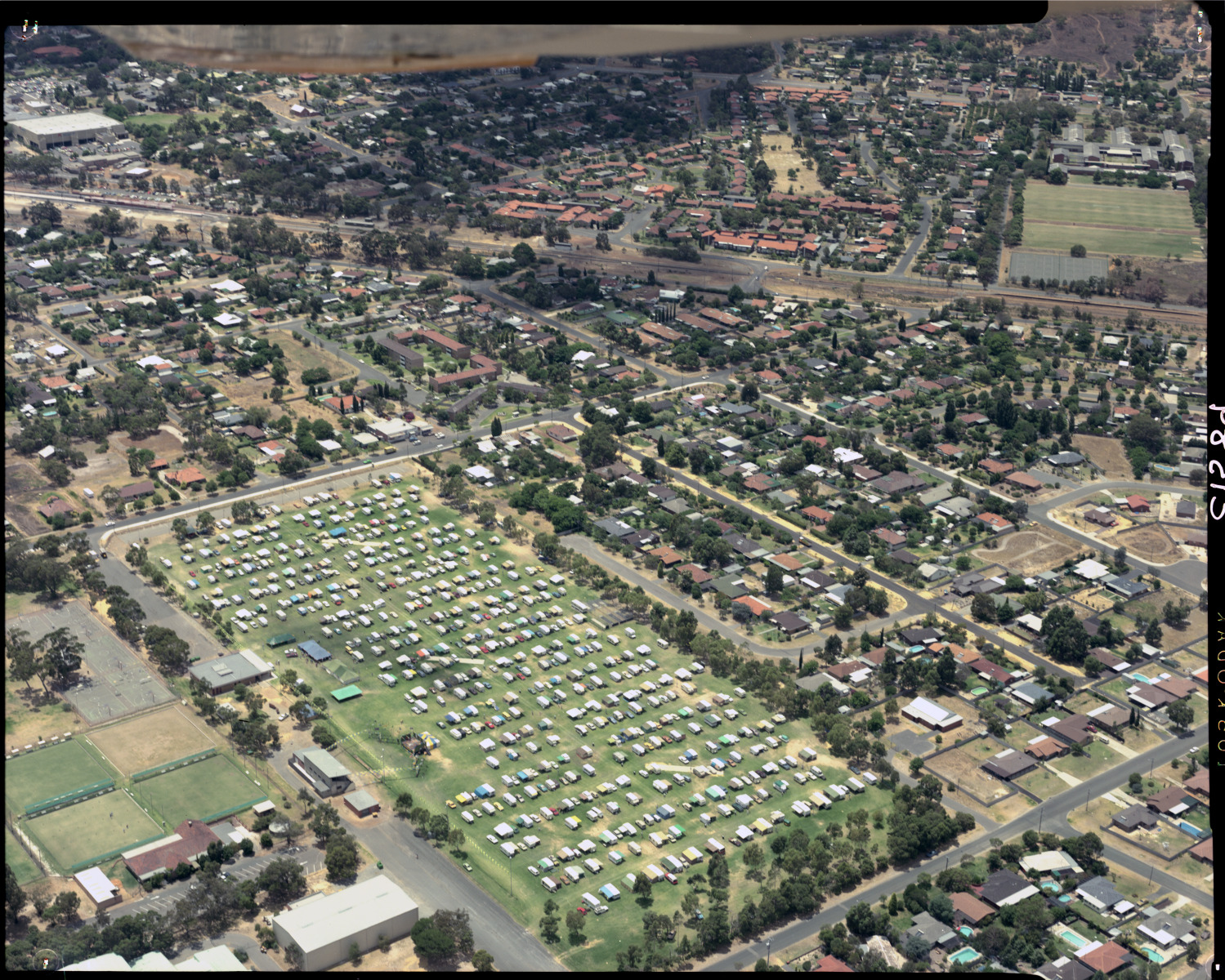 Aerial photographs of 6th National Caravan Rally Armadale Western ...