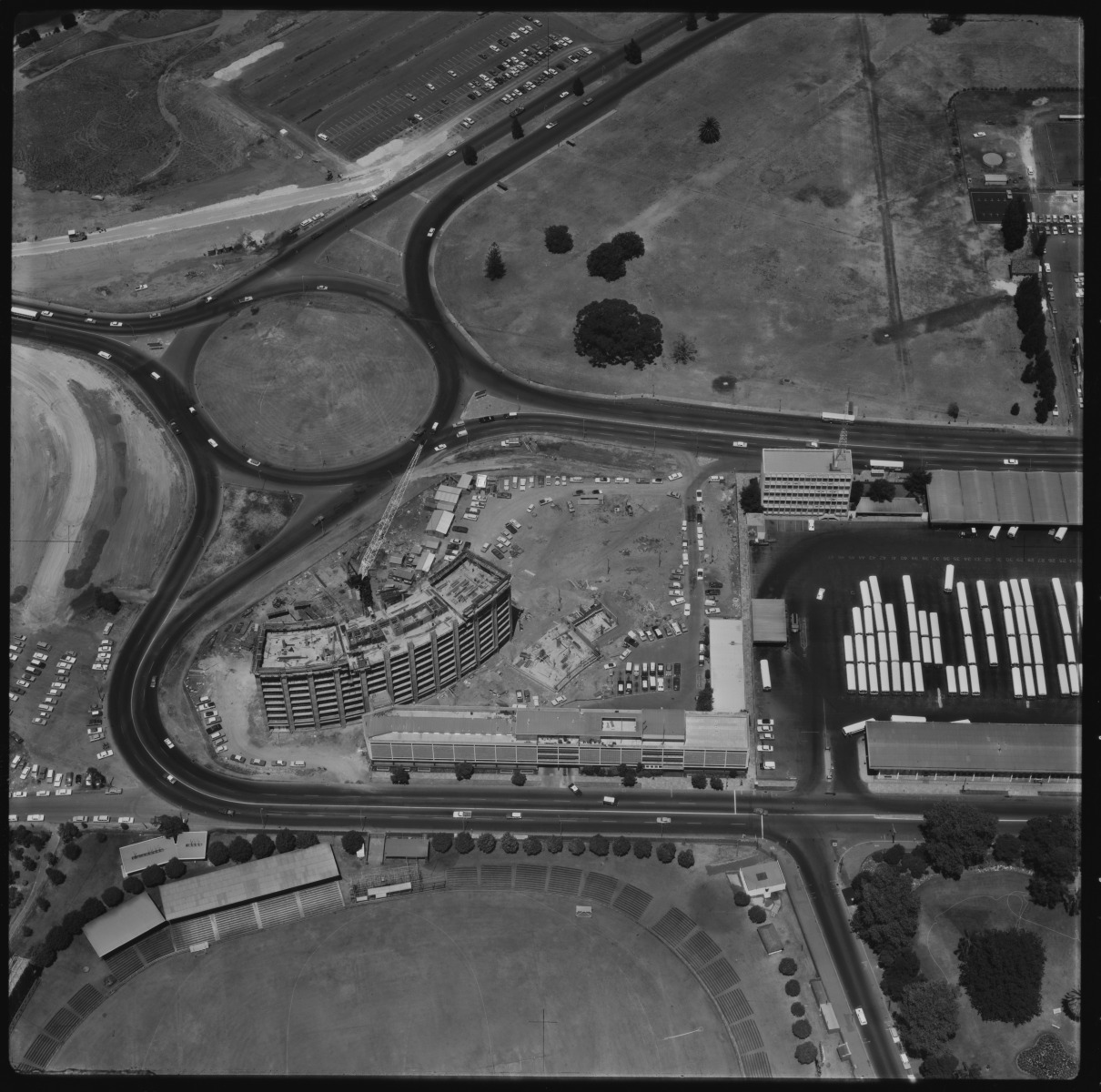 Aerial photograph of Police Headquarters East Perth 13 Feb. 1974 - JPG ...