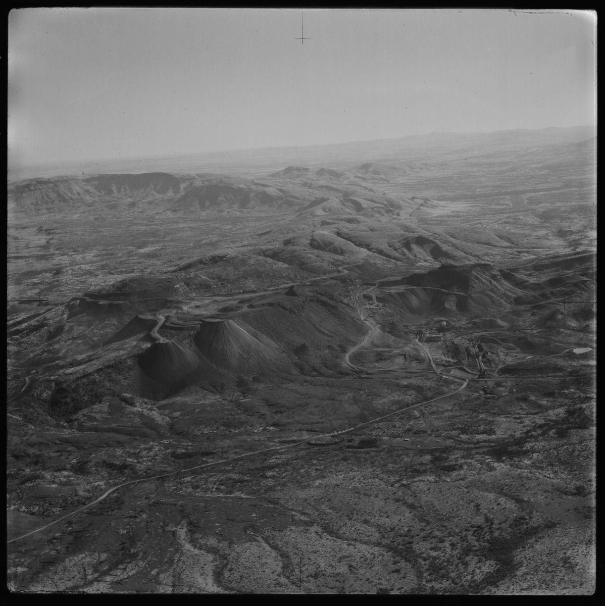 Aerial photographs of the iron mine at Mt Tom Price 5 June 1974 - JPG ...