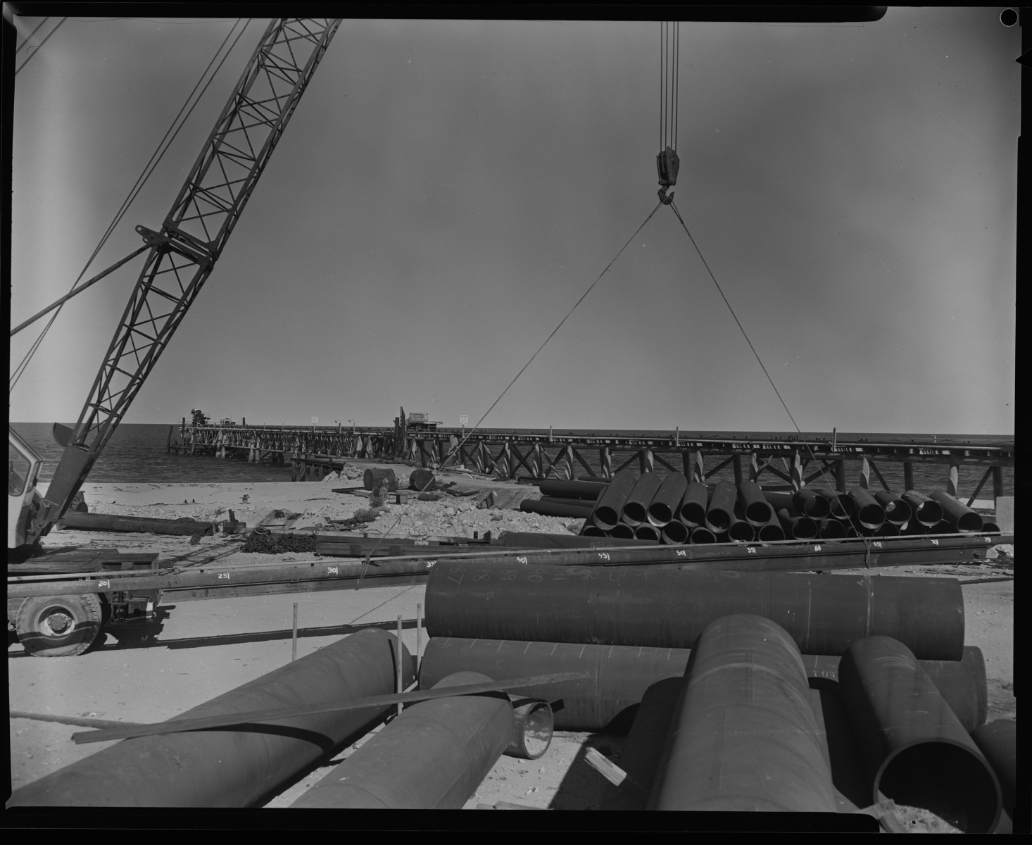 Construction of the Harold E. Holt Naval Communication Station North ...