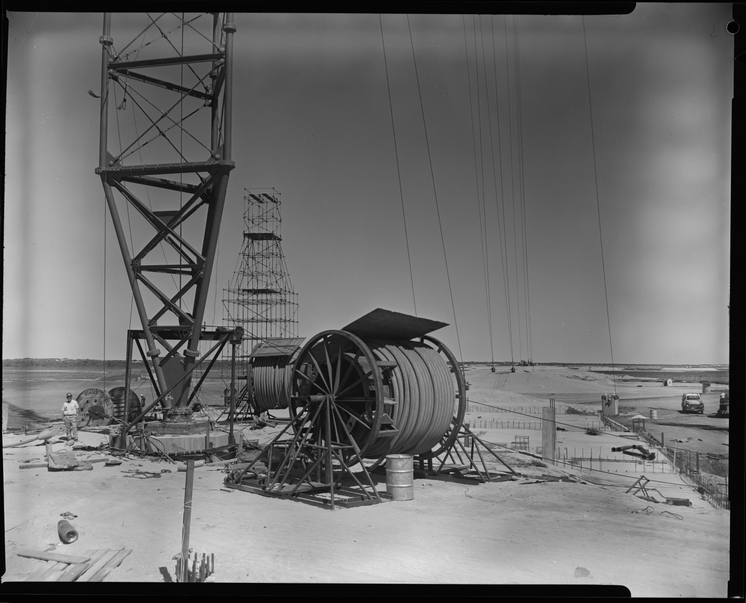 Construction of the Harold E. Holt Naval Communication Station North ...